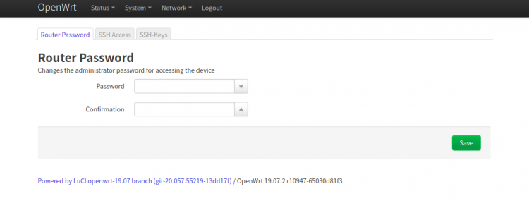 修改openwrt密码 – 科技爱好者博客